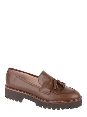 PATRICIA GREEN Beckham Tassel Lug Loafer - Chocolate