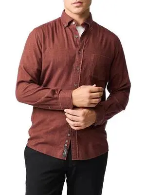Rodd & Gunn Barrhill Sports Fit Button-down Shirt - Rust