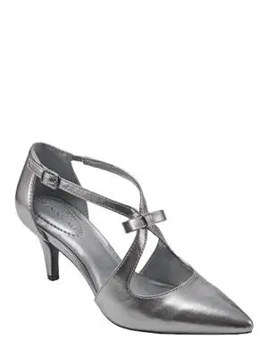 Bandolino Bandolino Zeffer Kitten Heel Pump Silver