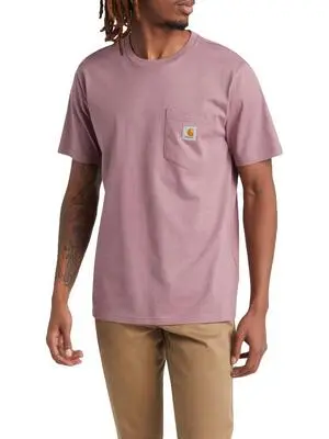 Carhartt Work In Progress Logo Pocket T-shirt - Daphne