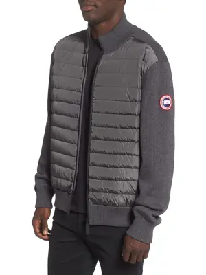 Canada Goose Canada Goose Hybridge 675 Fill Power Down Jacket Iron Grey -gris De Fer