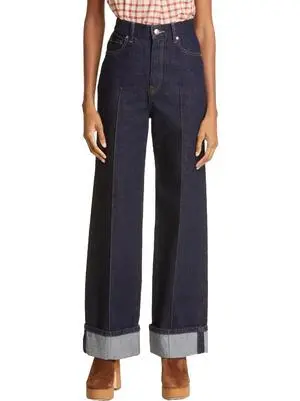 Ulla Johnson Genevieve Selvedge Jeans - Tigris Rigid Wash