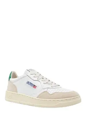 AUTRY AUTRY Medalist Low Top Sneakers White W/green
