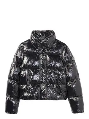 NOIZE Coco Crop Puffer Jacket - Black
