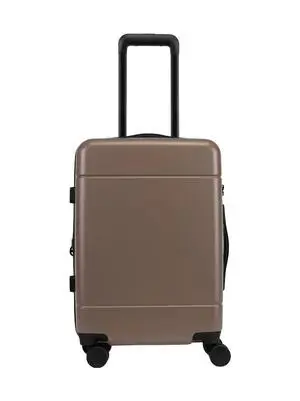 CALPAK 22-inch Expandable Carry-On Suitcase Chocolate
