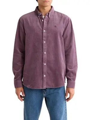 Carhartt Work In Progress Madison Corduroy Button-down Shirt - Phlox/phlox