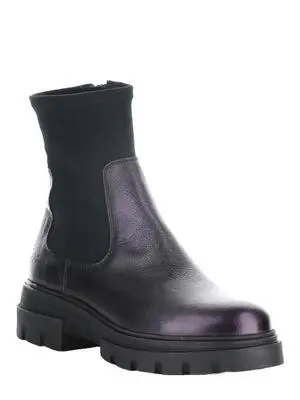 BOS. & CO. Bos. & Co. Five Waterproof Chelsea Boot Magenta/black Vetro/trico