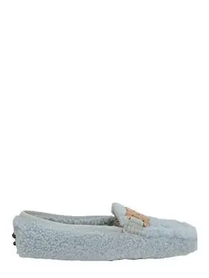 TOD'S Loafers Light Lambskin Shearling - Blue