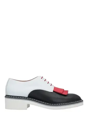 POLLINI Leather Derbies - Black