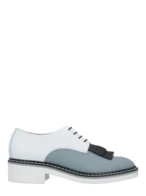 POLLINI POLLINI Leather Derbies Grey