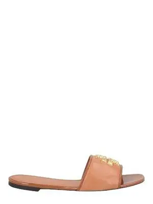 Tory Burch Slide Sandals Brown
