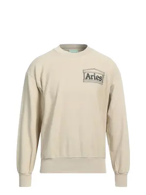 Aries ARIES Cotton Sweatshirt Beige