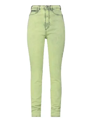 Philipp Plein Skinny High-Waisted Jeans Green