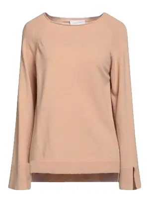 DANIELE FIESOLI Knit Wool-cashmere Sweater - Beige