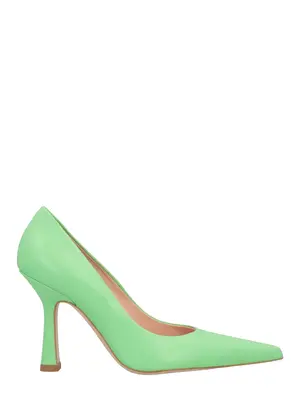 LIU •JO Pumps In Soft Leather Light Green