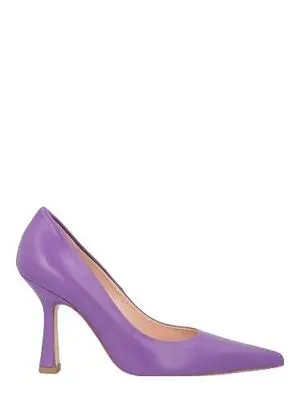 LIU •JO Pumps In Soft Leather Purple