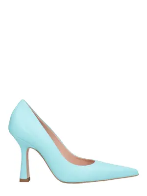 LIU •JO Pumps In Soft Leather Sky Blue