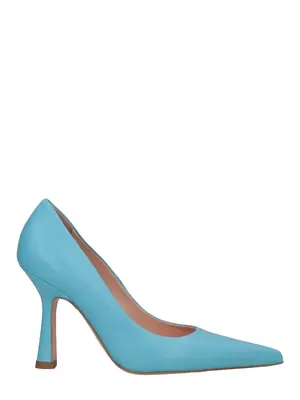 LIU •JO Pumps In Soft Leather Turquoise
