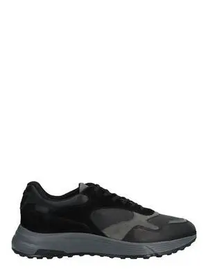 Hogan Soft Leather Sneakers - Black