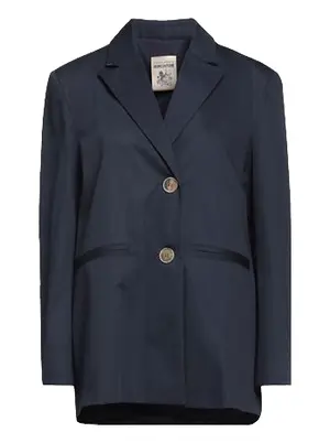 SEMICOUTURE SEMICOUTURE Single-Breasted Blazer Blue