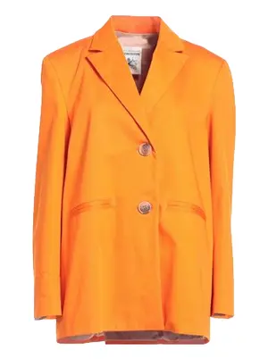SEMICOUTURE Single-breasted Blazer - Orange