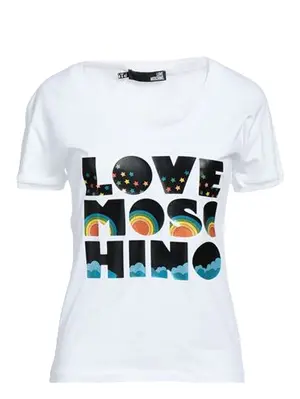 Moschino LOVE MOSCHINO Logo-Print T-Shirt White