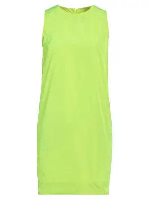 UP TO BE UP TO BE Mini Trapeze Dress Acid Green