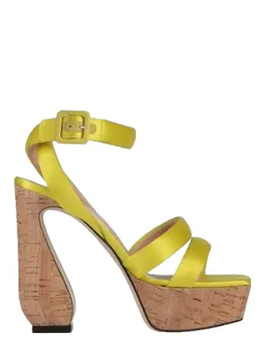 SERGIO ROSSI Sandals Yellow