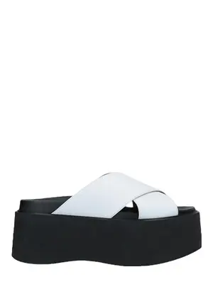 Marni Sandals In Soft Leather - White