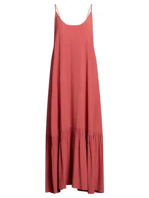 SEMICOUTURE SEMICOUTURE Maxi Dress Rust
