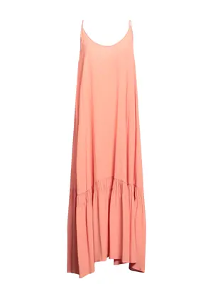 SEMICOUTURE SEMICOUTURE Maxi Dress Salmon Pink