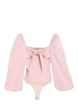 JIJIL JIJIL Bodysuit With Bow Detail Pink