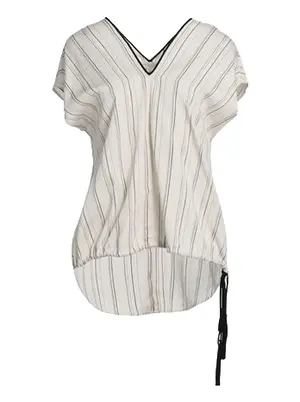 Antonelli Firenze Striped Top - Beige