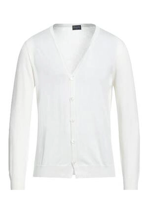 DRUMOHR Cotton Military Cardigan Ivory