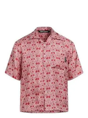 Palm Angels Shirt Size Silk, Polyester - Red