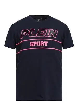 PLEIN SPORT T-shirt Size Cotton, Elastane - Blue