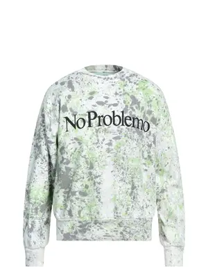 Aries Printed Fleece Sweatshirt - Green