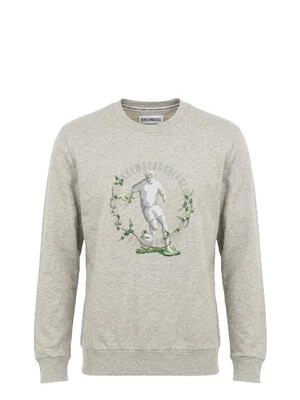BIKKEMBERGS Sweatshirt With Graphic Print - Grey