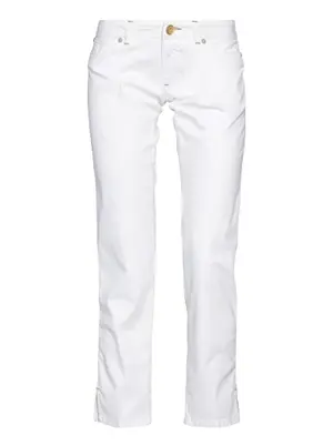 JACOB COHЁN Straight Leg Pants - White