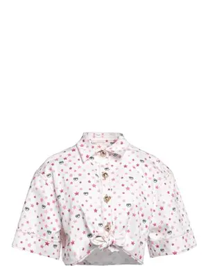 CHIARA FERRAGNI Logo Print Shirt - White