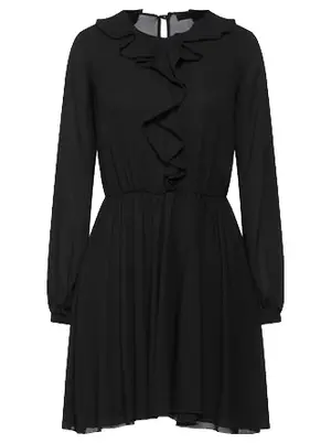 FRANKIE MORELLO Mini Trapeze Dress - Black