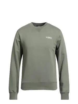 14BROS 14BROS' Cotton French Terry Sweatshirt Military Green