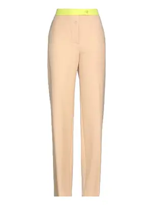 OFF-WHITE™ Wide Leg Tailored Trousers - Beige