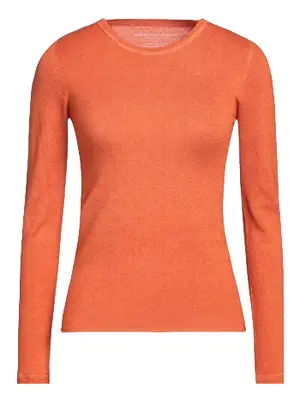 Majestic Filatures MAJESTIC FILATURES Cashmere Crewneck Sweater Orange