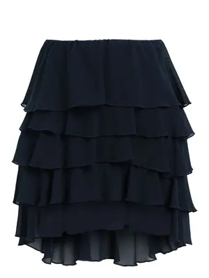 SOALLURE SOALLURE Mini Skirt Midnight Blue