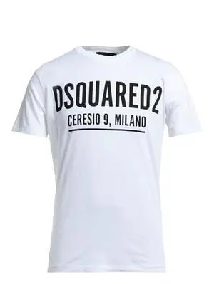 Dsquared2 Man T-shirt White Size S Cotton White