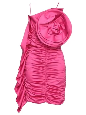 SIMONA CORSELLINI Mini Dress Fuchsia