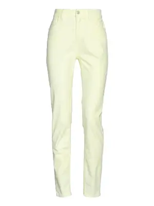 MARC ELLIS Slim Fit High-waisted Trousers - Yellow