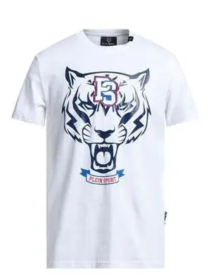 PLEIN SPORT T-shirt Size Cotton, Elastane - White
