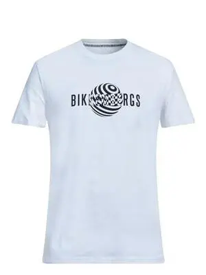 BIKKEMBERGS Man T-shirt White Size Xl Cotton, Elastane White